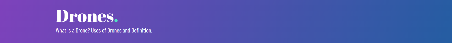 Introduction to Drones